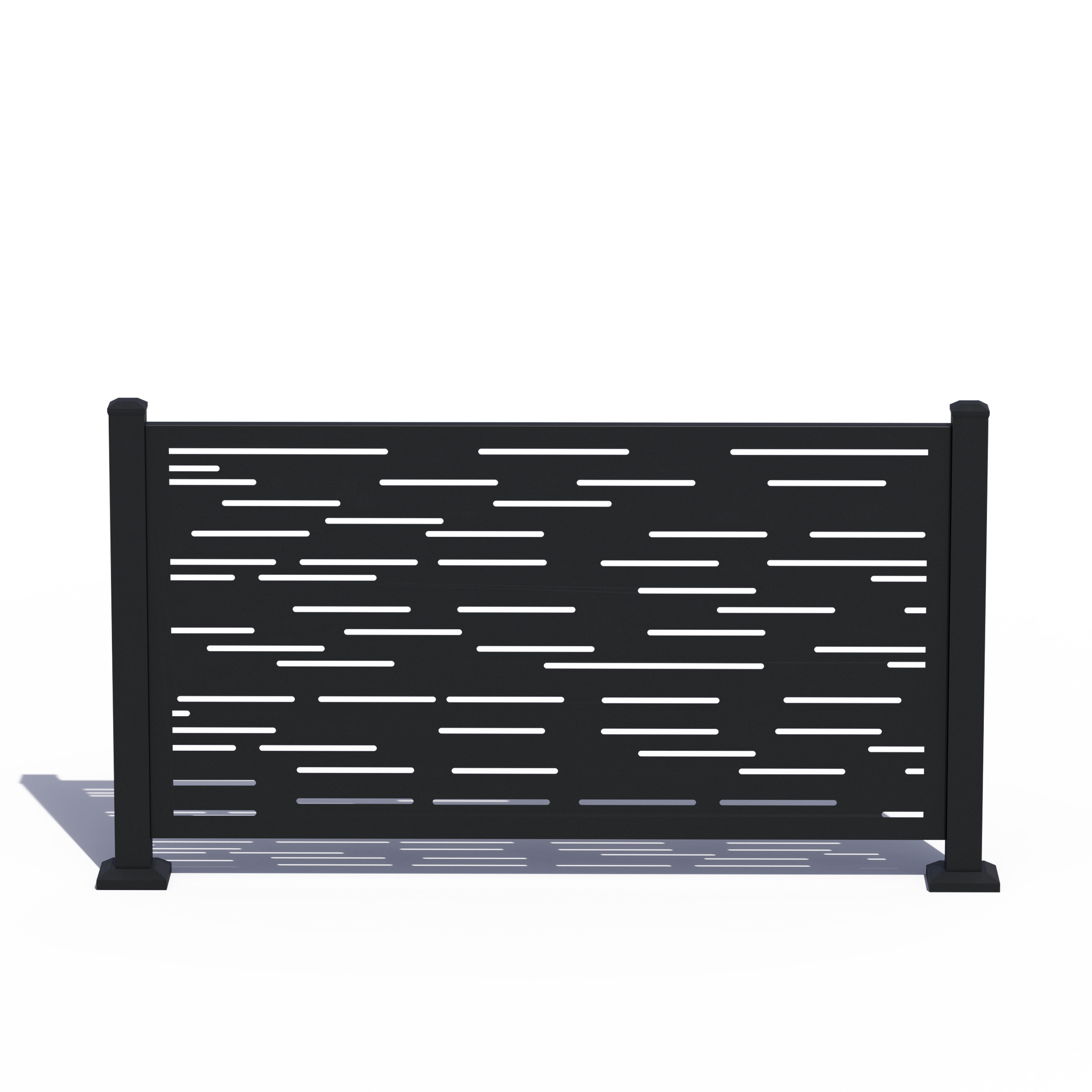 Custom Width Privacy Rail (Dash) 38"H | HIDEAWAY USA