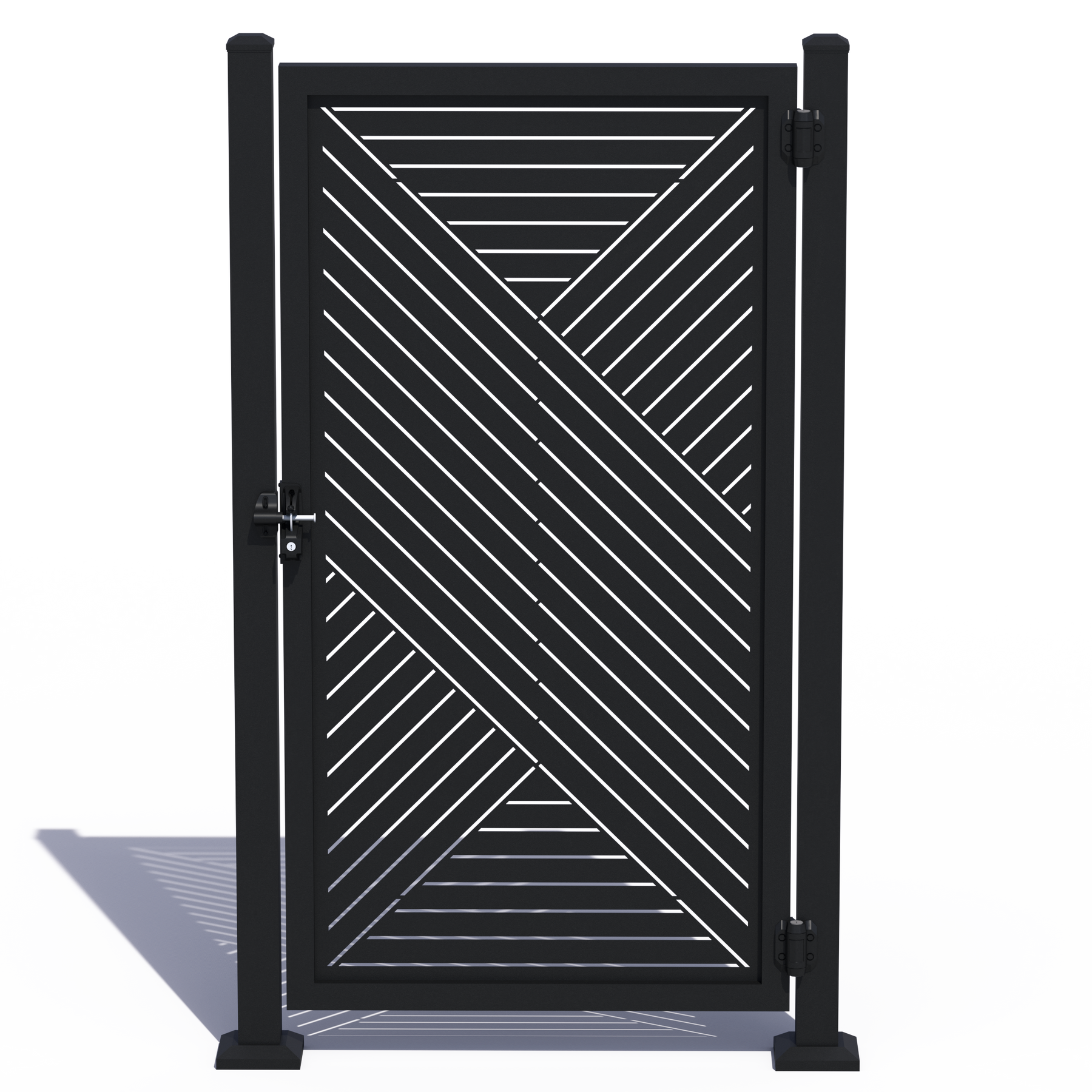 Custom Width Privacy Gate (Hexx) 68"H | HIDEAWAY USA