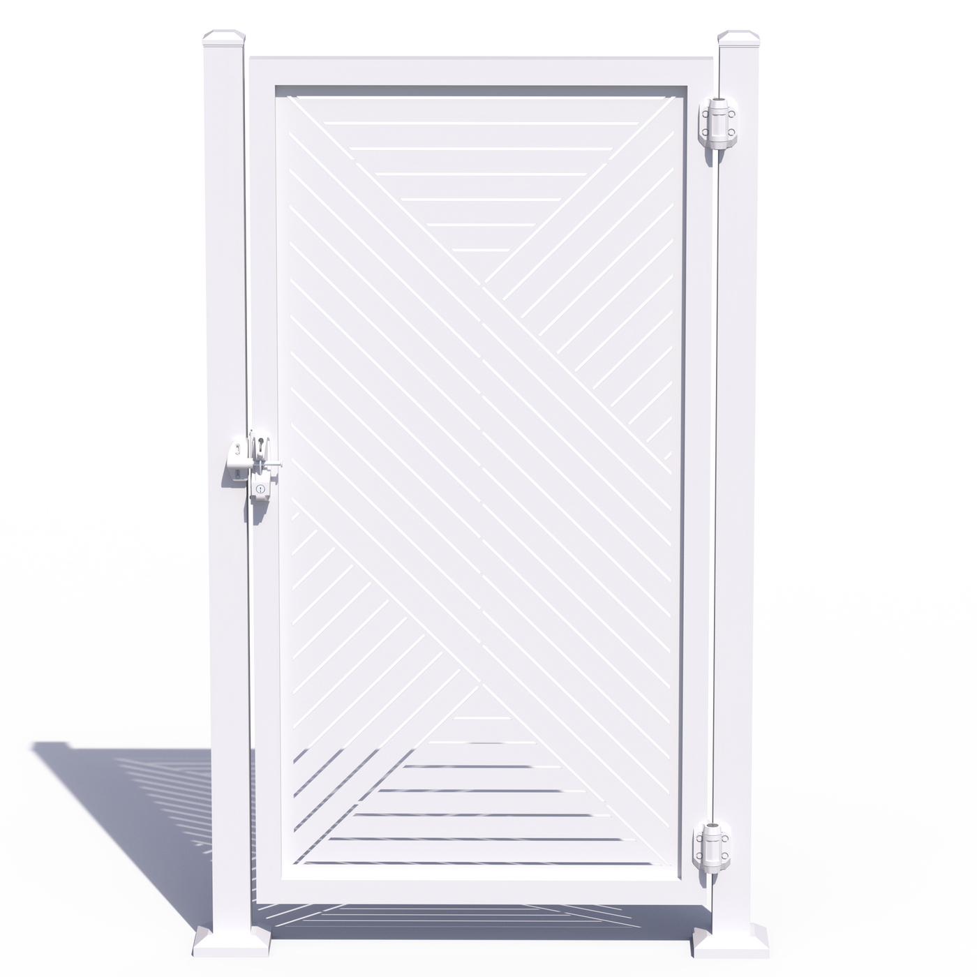 Custom Width Privacy Gate (Hexx) 68"H | HIDEAWAY USA