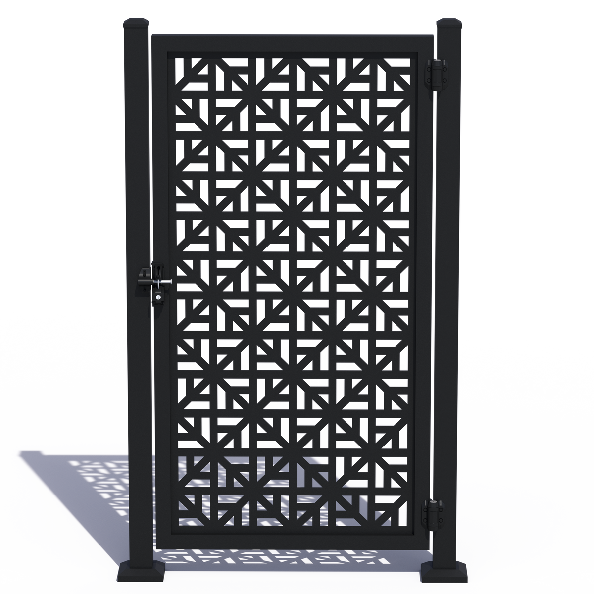 Custom Width Privacy Gate (Moderna) 68"H | HIDEAWAY USA