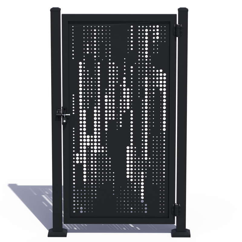 Custom Width Privacy Gate (Rain) 68"H | HIDEAWAY USA
