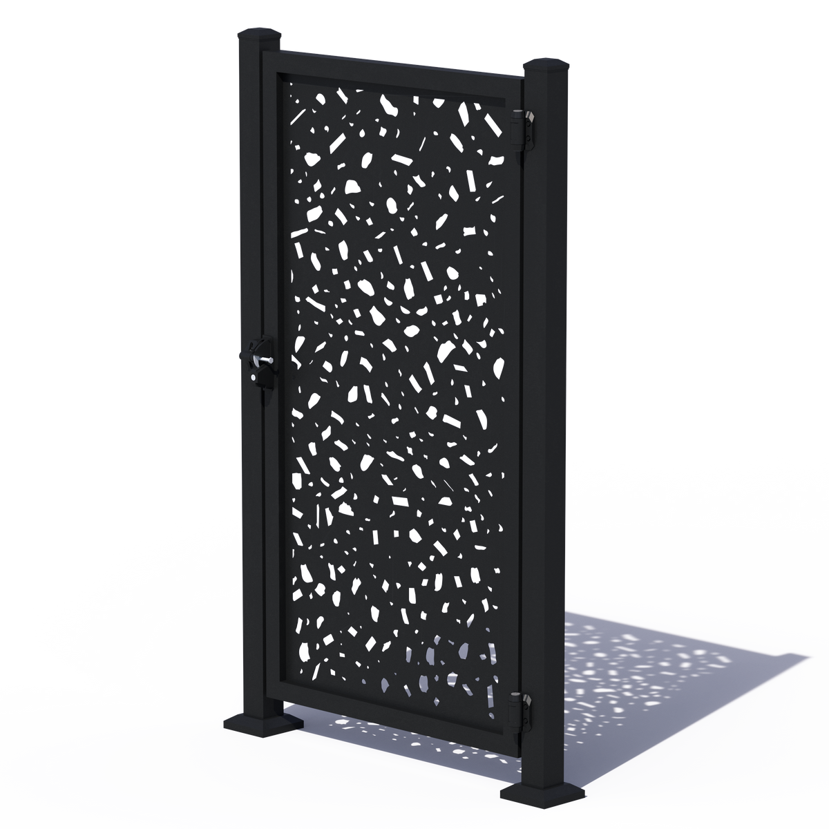Custom Width Privacy Gate (River Rock) 68"H | HIDEAWAY USA