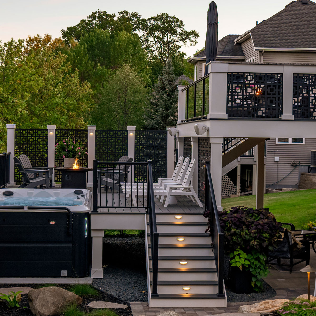 Custom Width Privacy Screen (River Rock) 68"H | HIDEAWAY USA