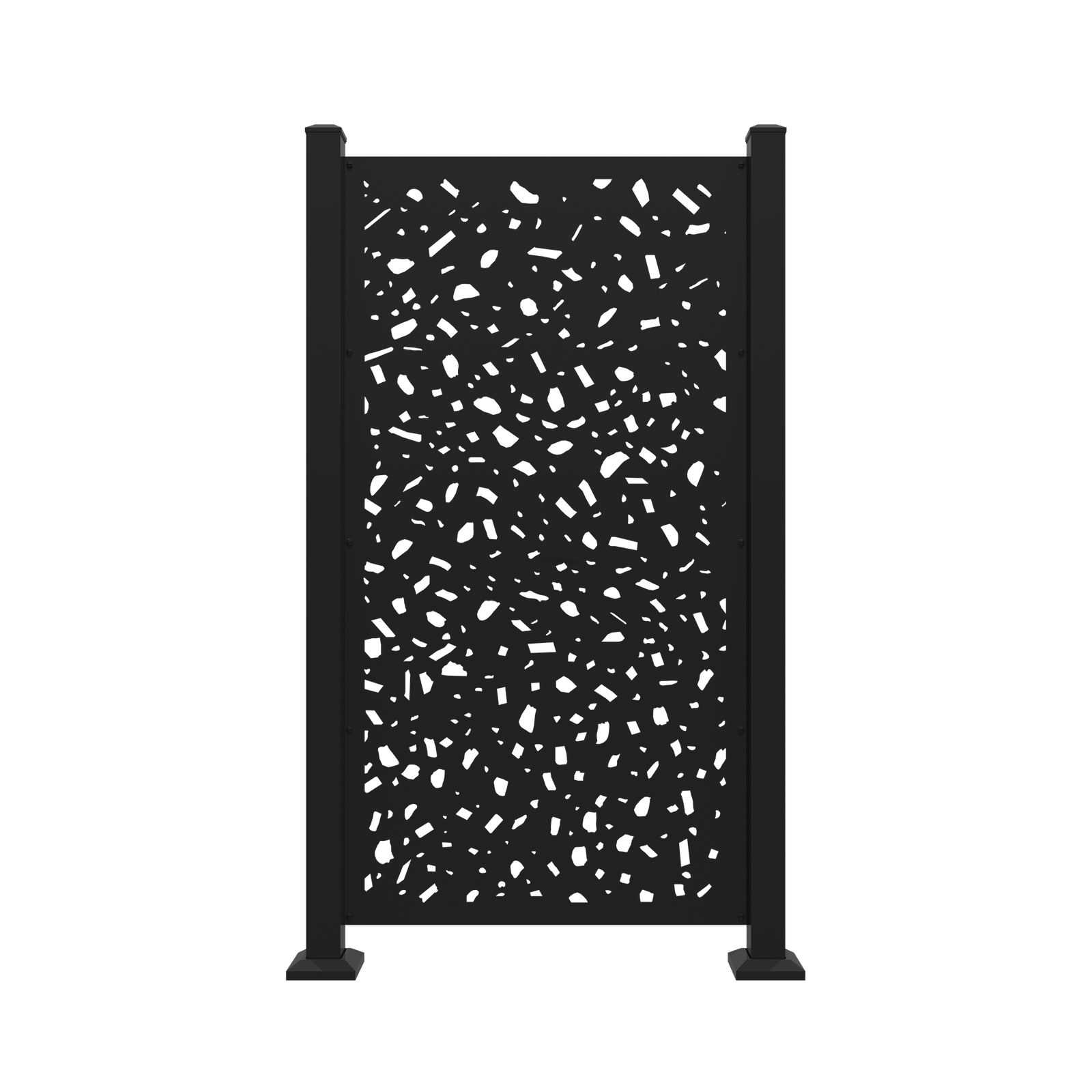 Custom Width Privacy Screen (River Rock)